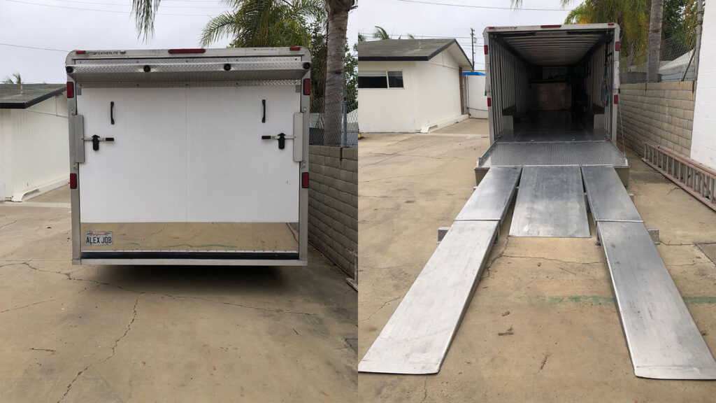 Triple Axle 36 Foot Featherlite Gooseneck Enclosed Car Trailer - The ...